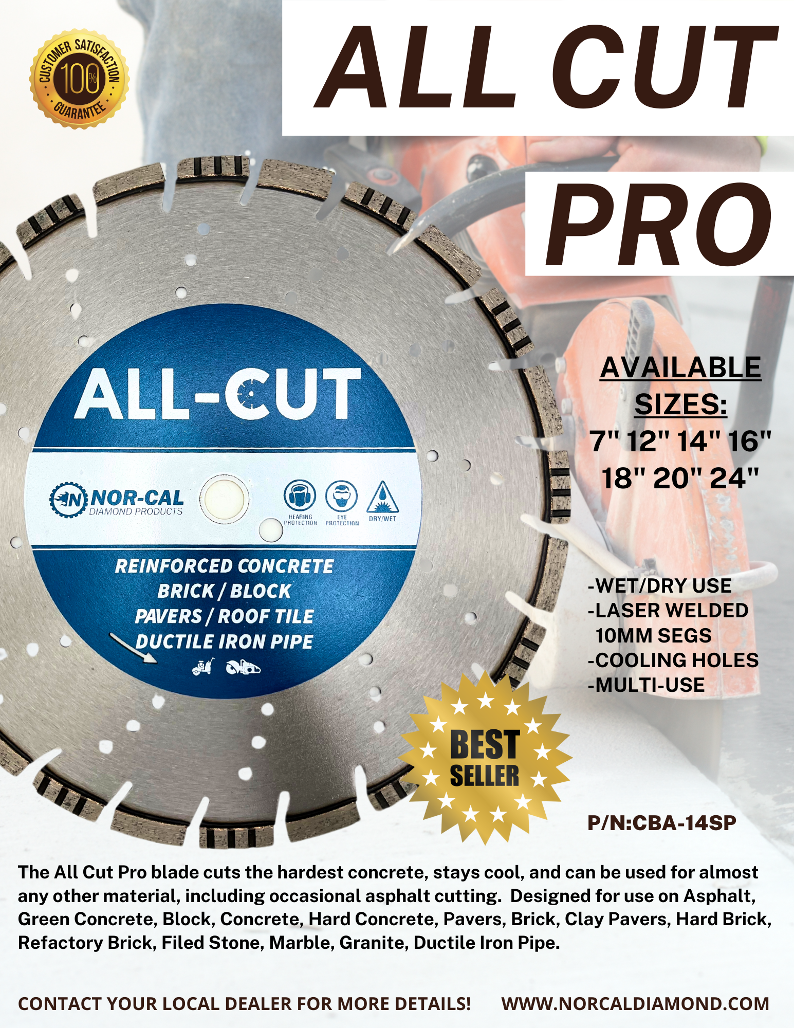 All-Cut Pro (CBA) – Nor-Cal Diamond Products